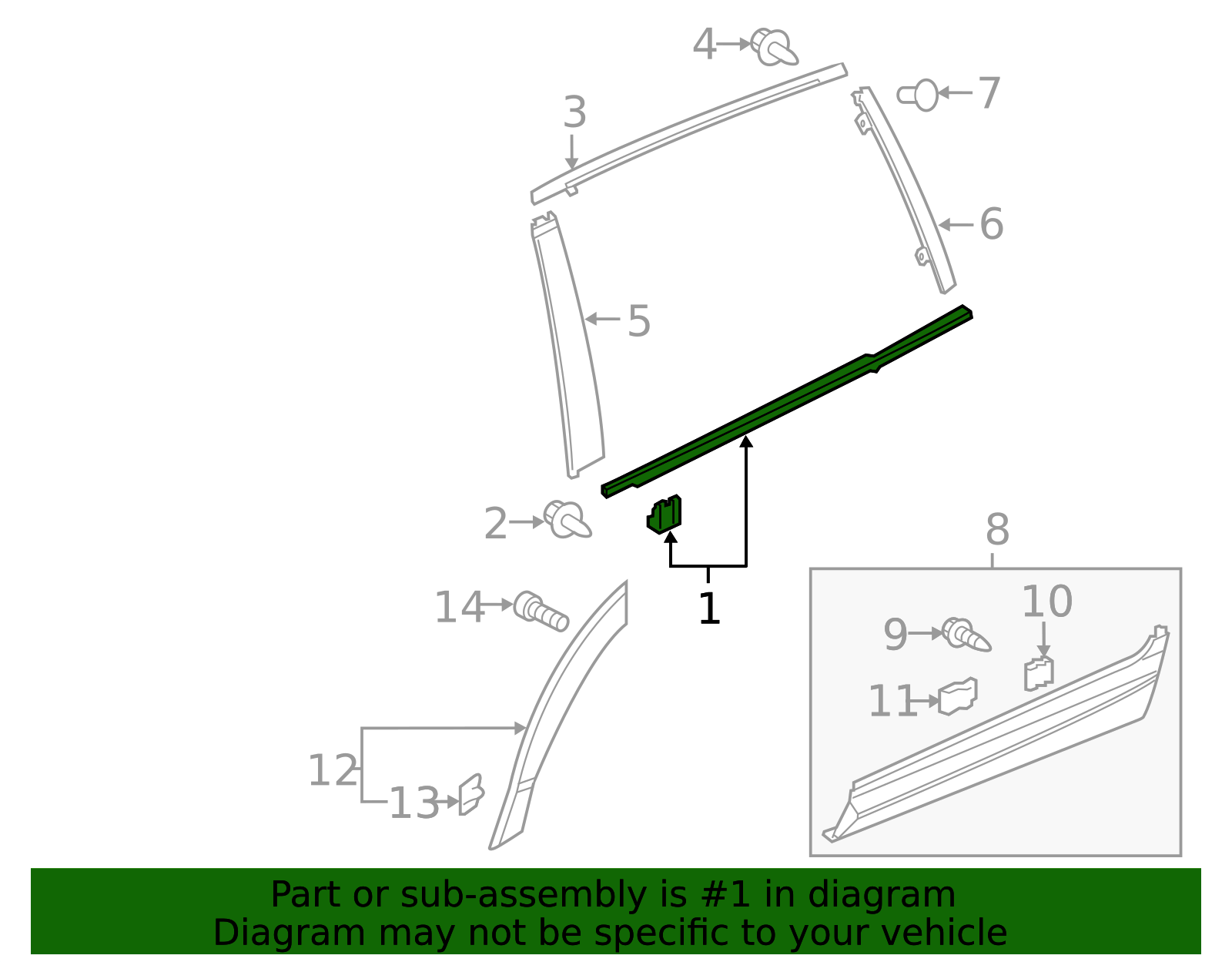 72910-TG7-A11 - Belt Molding 2019-2025 Honda | Honda Parts Online