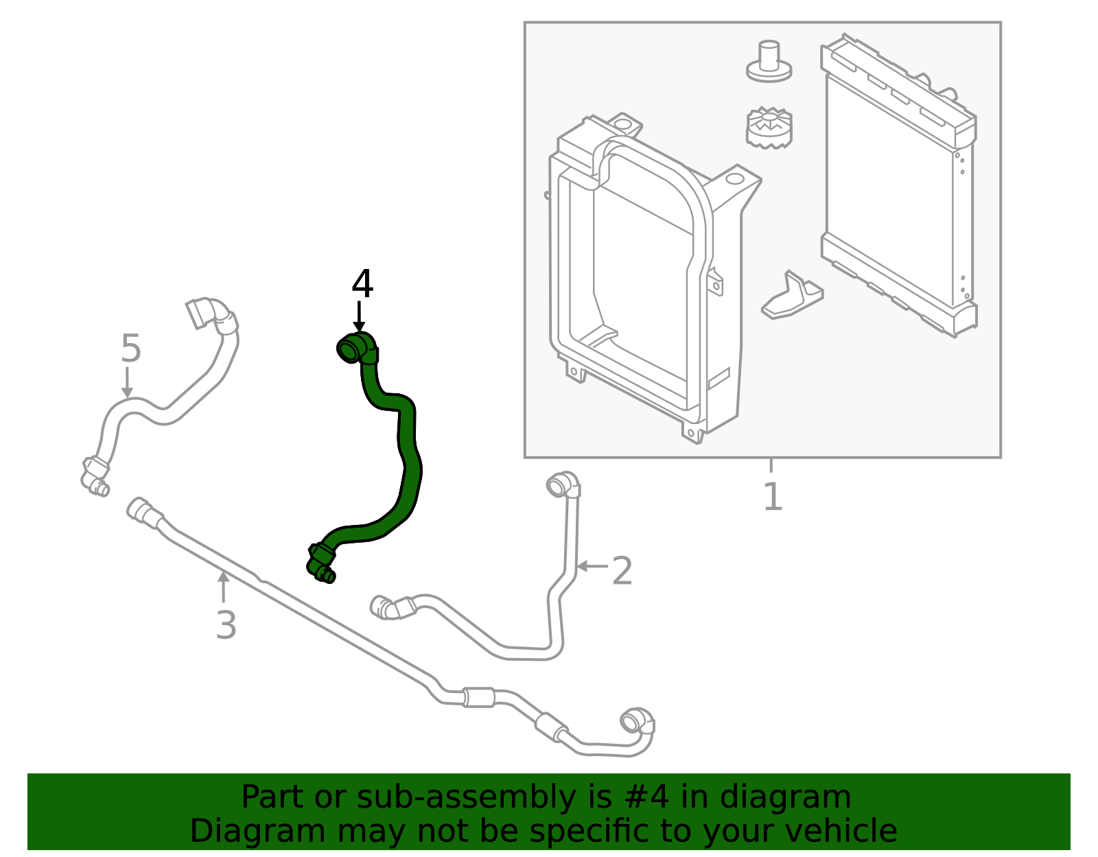 17127584560 - 2008-2018 BMW Heater Hose (17-12-7-584-560) | BMW of ...