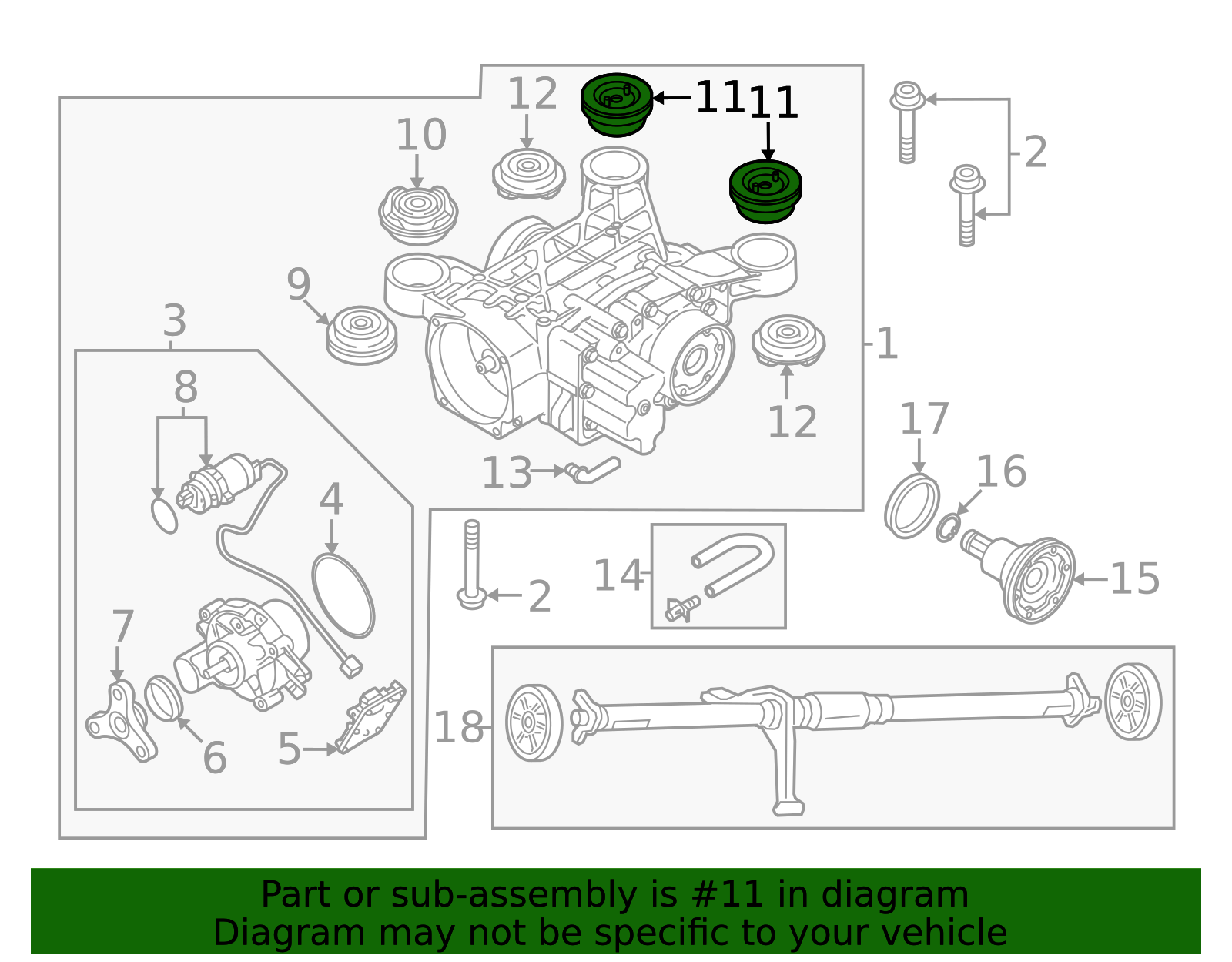 3Q0-599-437 - Front Mount 2018-2025 Volkswagen | Wolfsburg Parts Direct