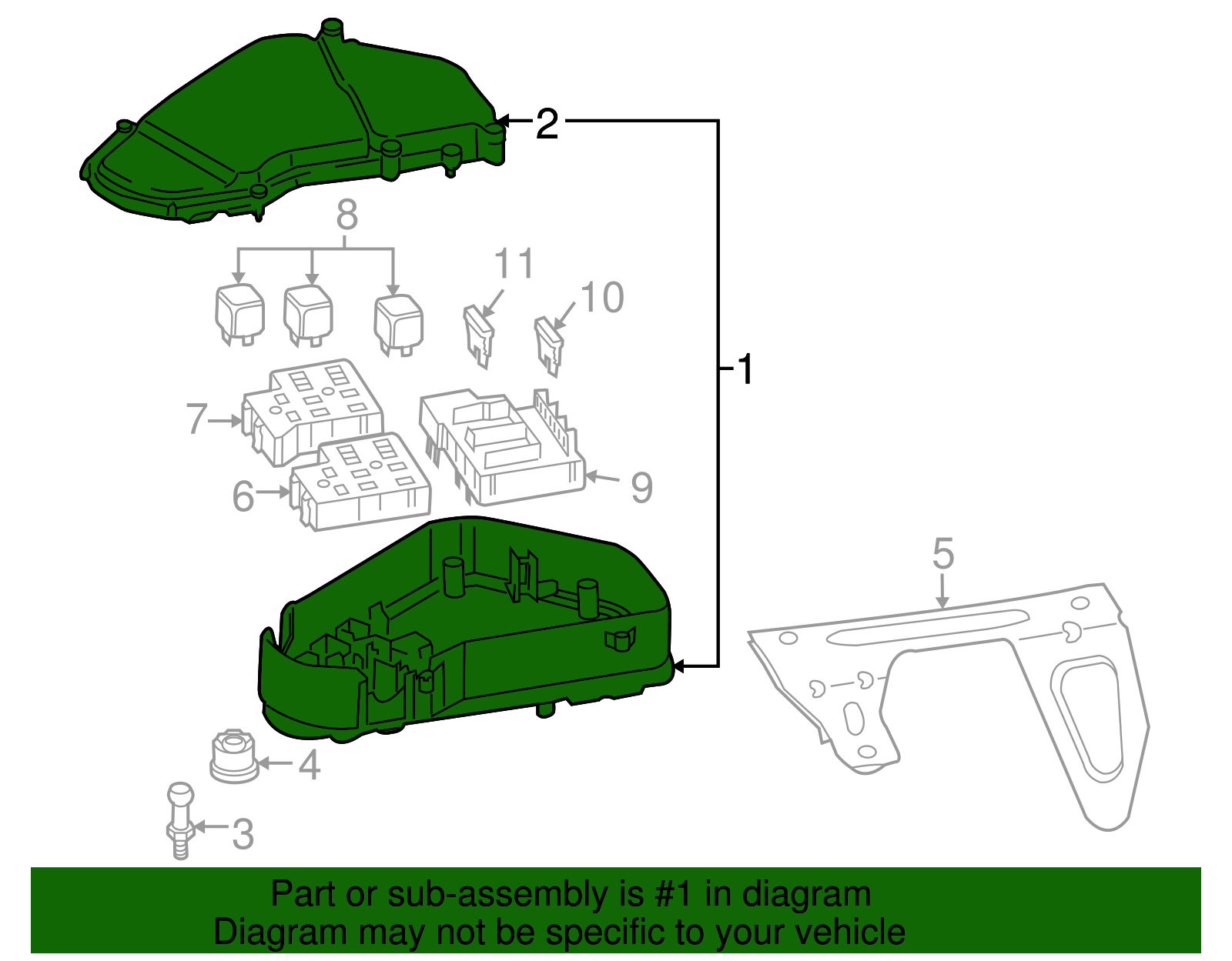 2003-2010 Porsche Cayenne | Fuse & Relay Box | 955-610-105-02 | OEM ...