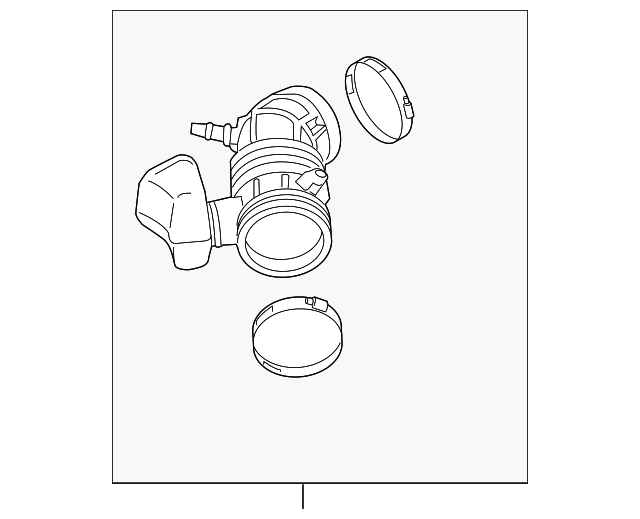 2015-2020 Ford | Air Inlet Assembly | F2GZ-9B659-C | Walls' Ford Parts