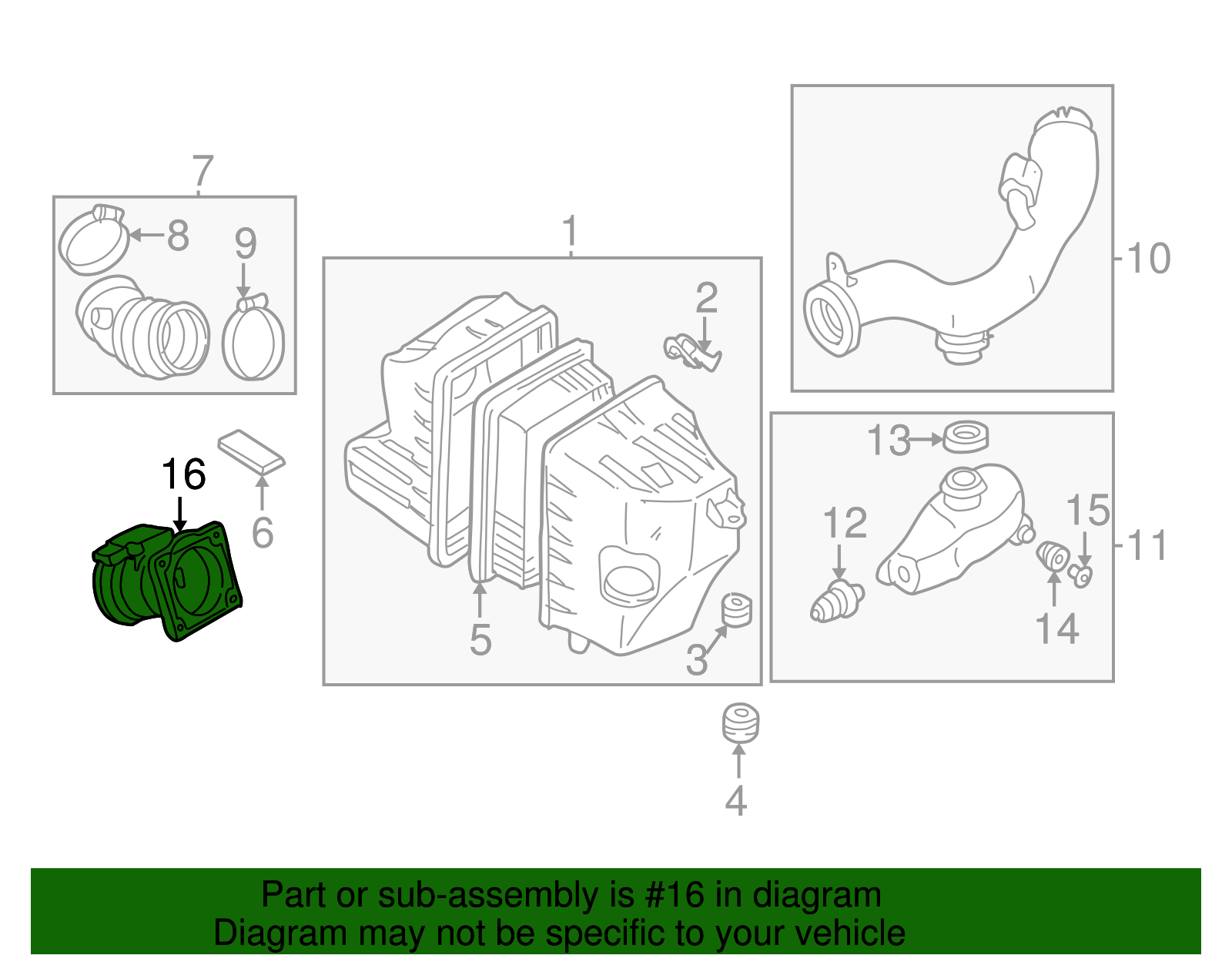 2002-2006 Mazda Tribute Mass Air Flow Sensor AJ03-13-215A | QuirkParts