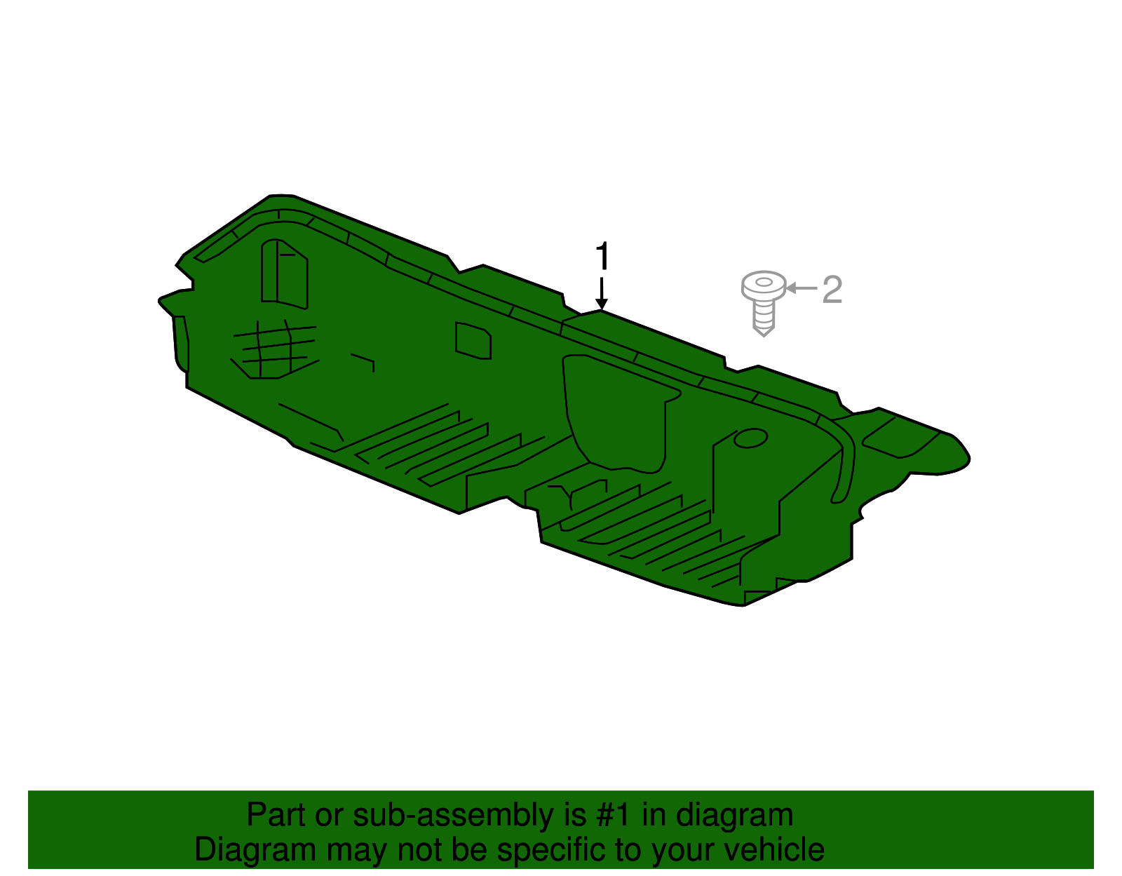 2020-2023 GMC Acadia Intake Air Splash Shield 84218422 | Capital Chevy ...
