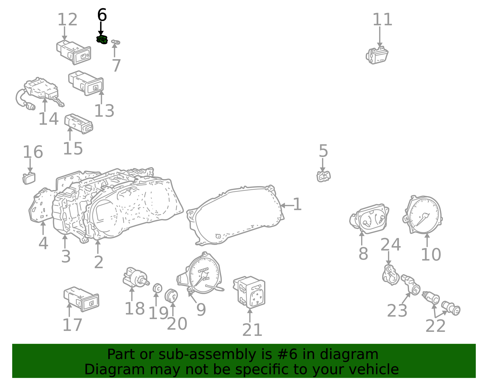 1996-2000 Toyota RAV4 12 Volt Accessory Power Outlet 83101-32020 ...