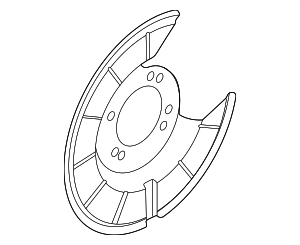 2020-2025 Ford | Splash Shield | JX6Z-2C028-A | Walls' Ford Parts