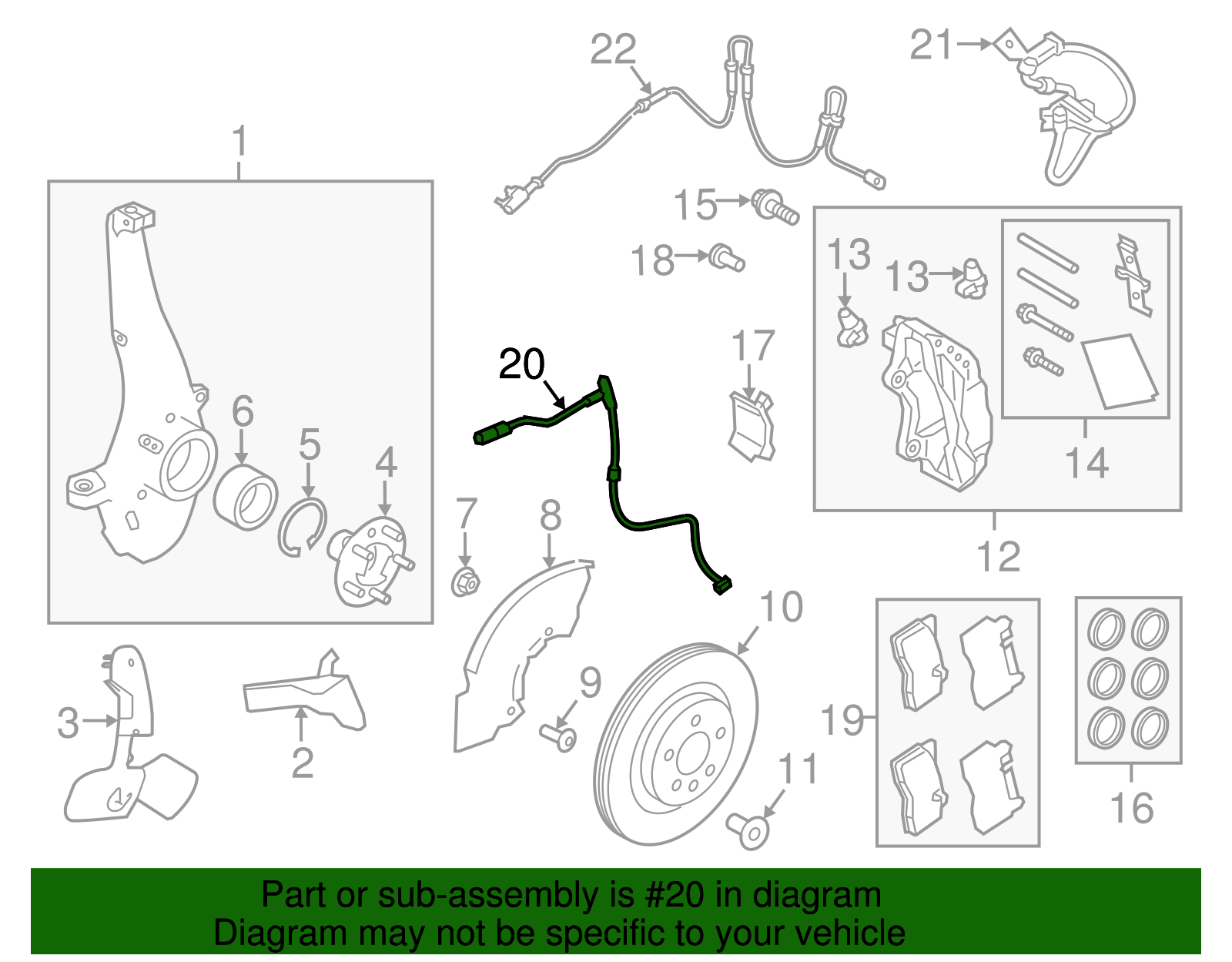 2013-2019 Land Rover Wear Indicator LR033275 | OEM Parts Online