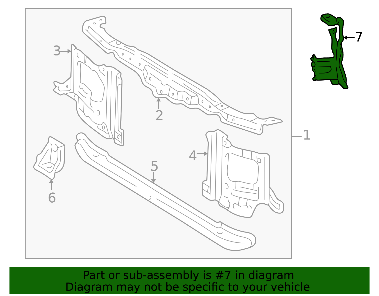 Genuine Official Toyota Lock Support part# 53209-60091 for 2003-2007 ...
