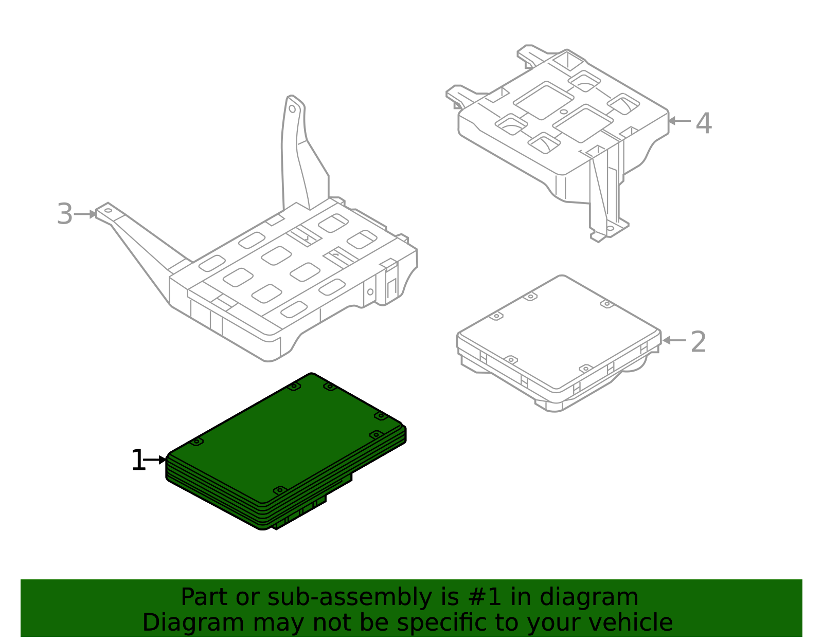 4N0-907-063-NN - Control Module 2019-2025 Audi | Audi OEM Parts Guy