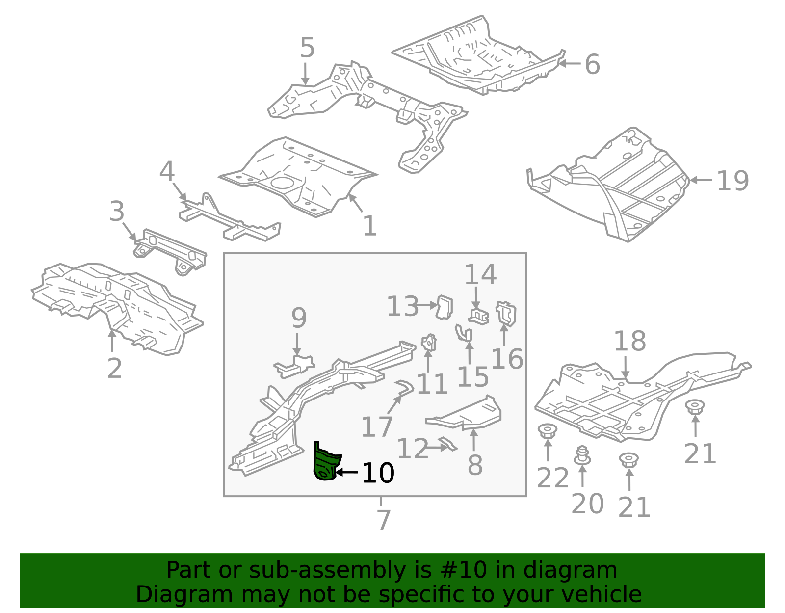65646-TVA-A00ZZ - Closing Plate 2018-2022 Honda Accord | Honda Parts Online