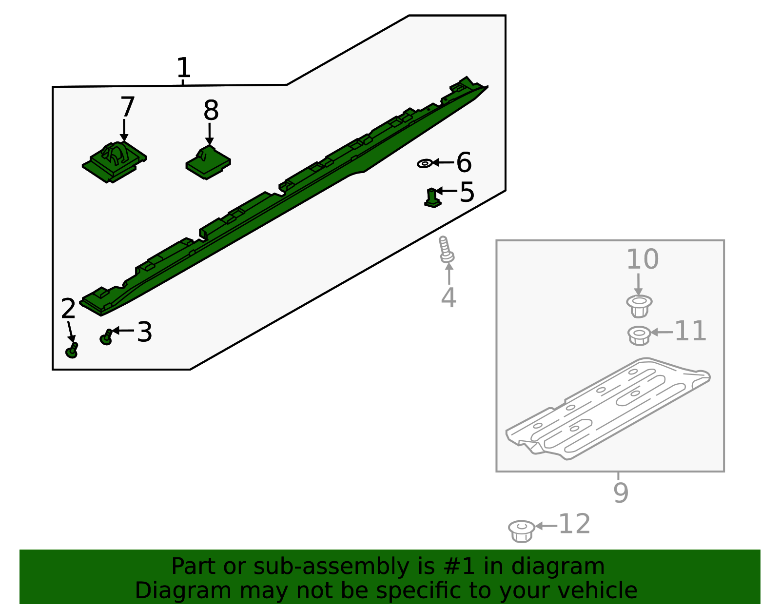 2021-2025 Hyundai Elantra Rocker Molding 87752-AA800-EB | MotorMotor