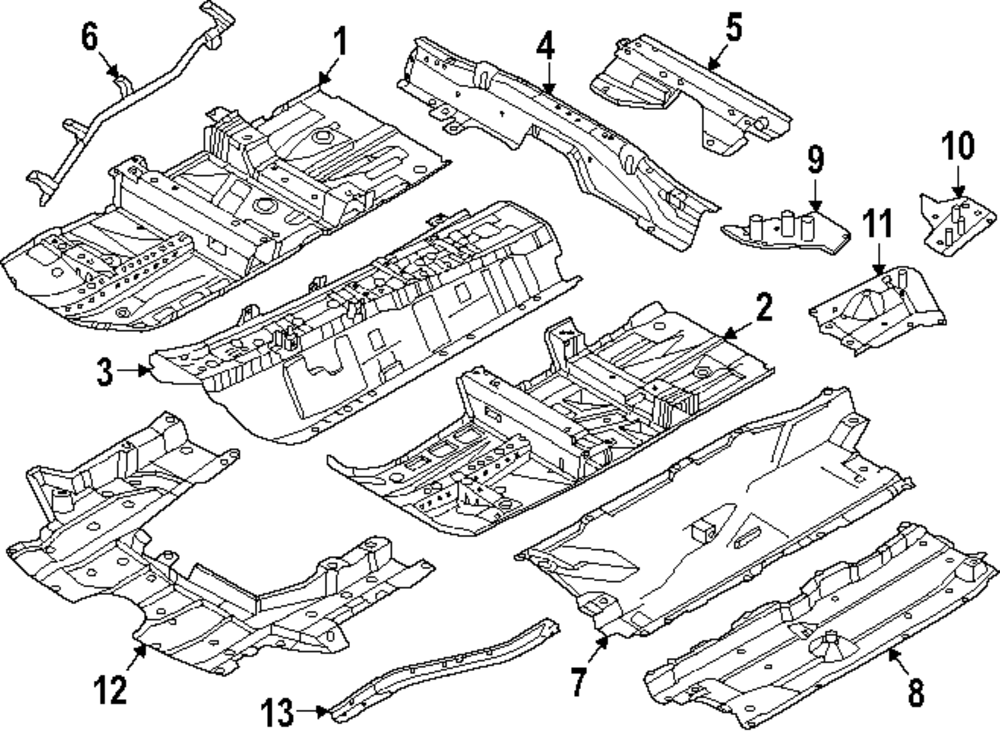 2021-2025 Nissan Rogue Lower Rail G5310-6RRMA | Temecula Nissan Parts