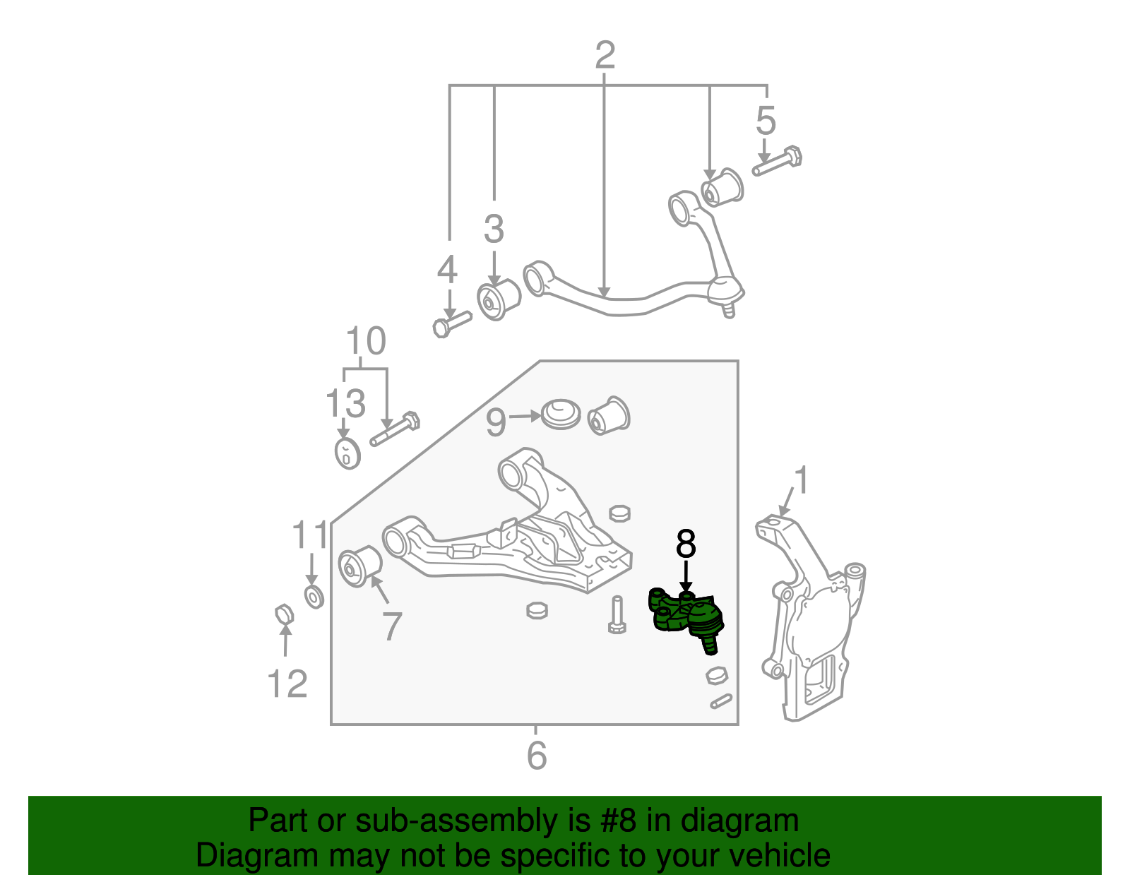 54570-3E001 - Lower Ball Joint 2003-2006 Kia Sorento | Kia.Parts Store