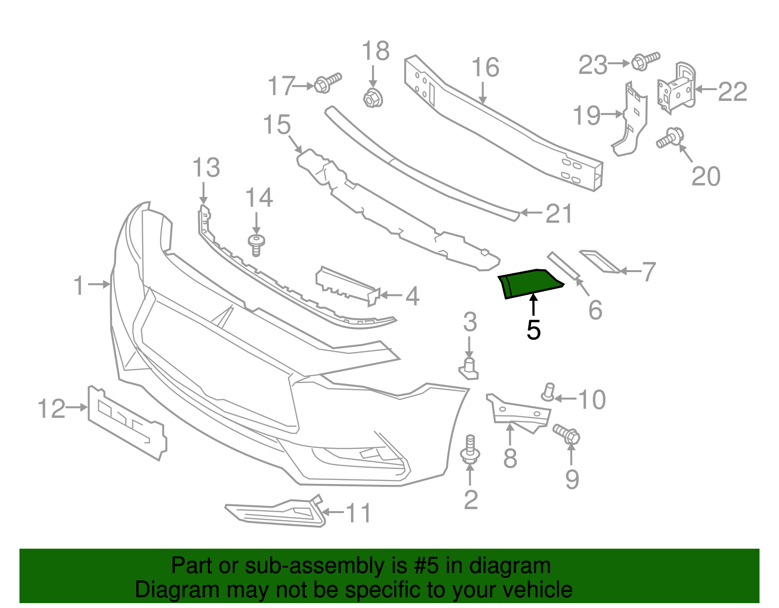 62059-5CA0A - Stiffener 2017-2020 Infiniti Q60 | INFINITI Parts ...