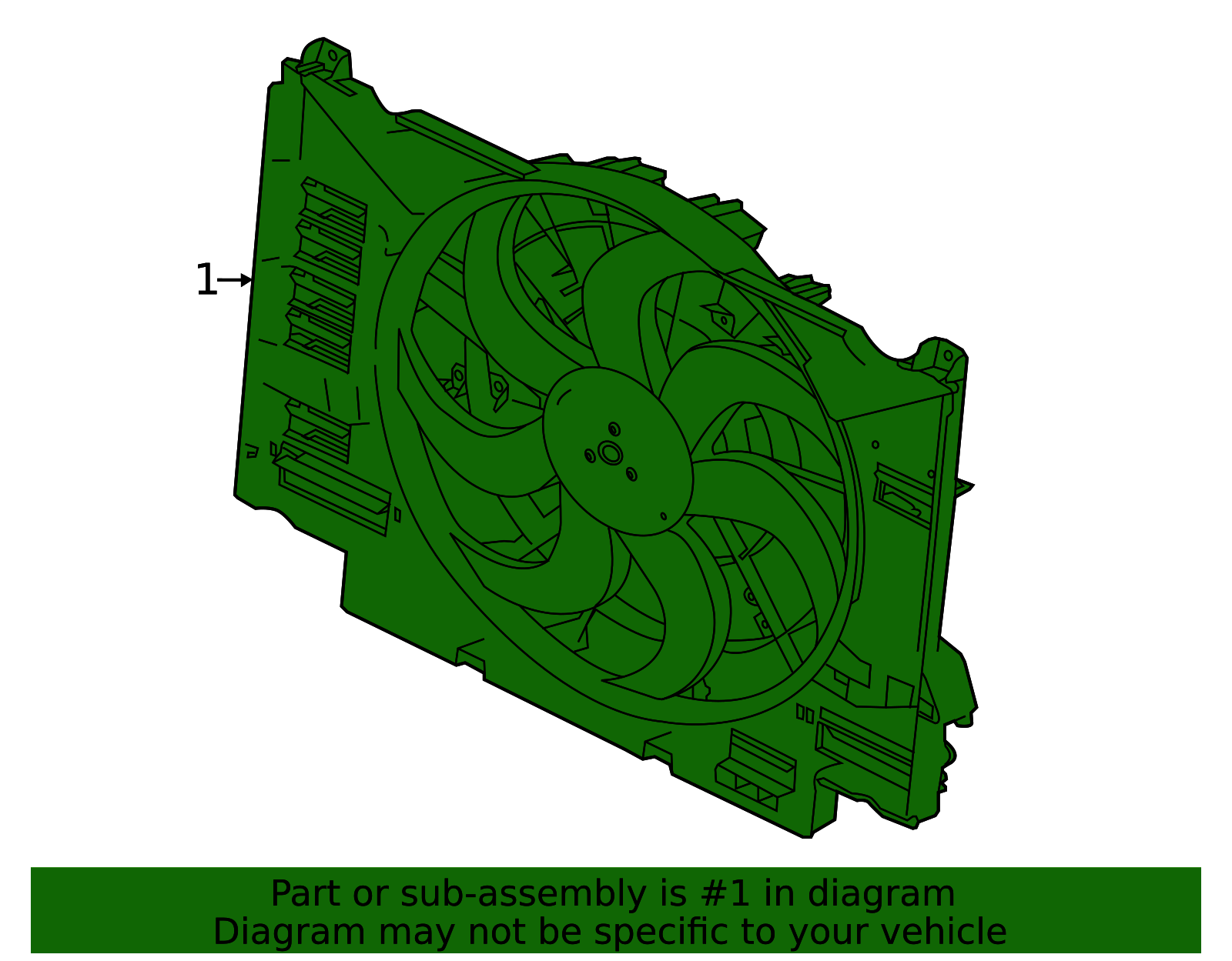 Genuine OEM Engine Cooling Fan Assembly Part# LR137841 Fits 2018-2025 ...