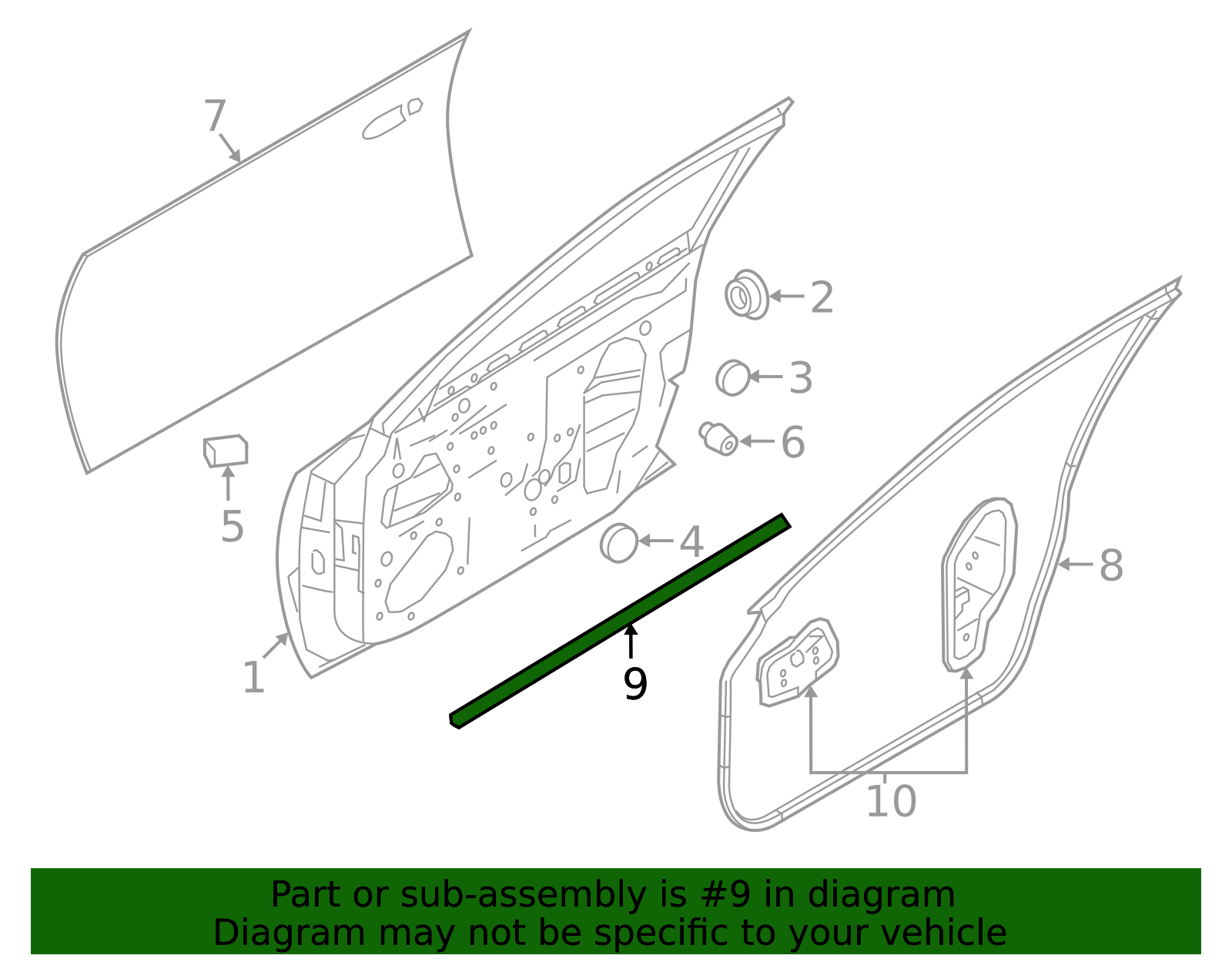 Door Seal – OEM Weatherproofing for a Quieter Ride | AutoNation Parts