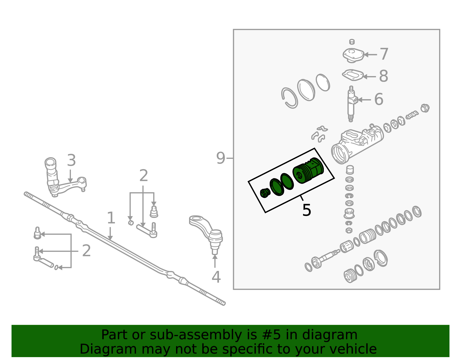 Steering Gear Rack Kit 7817529 | TascaParts.com