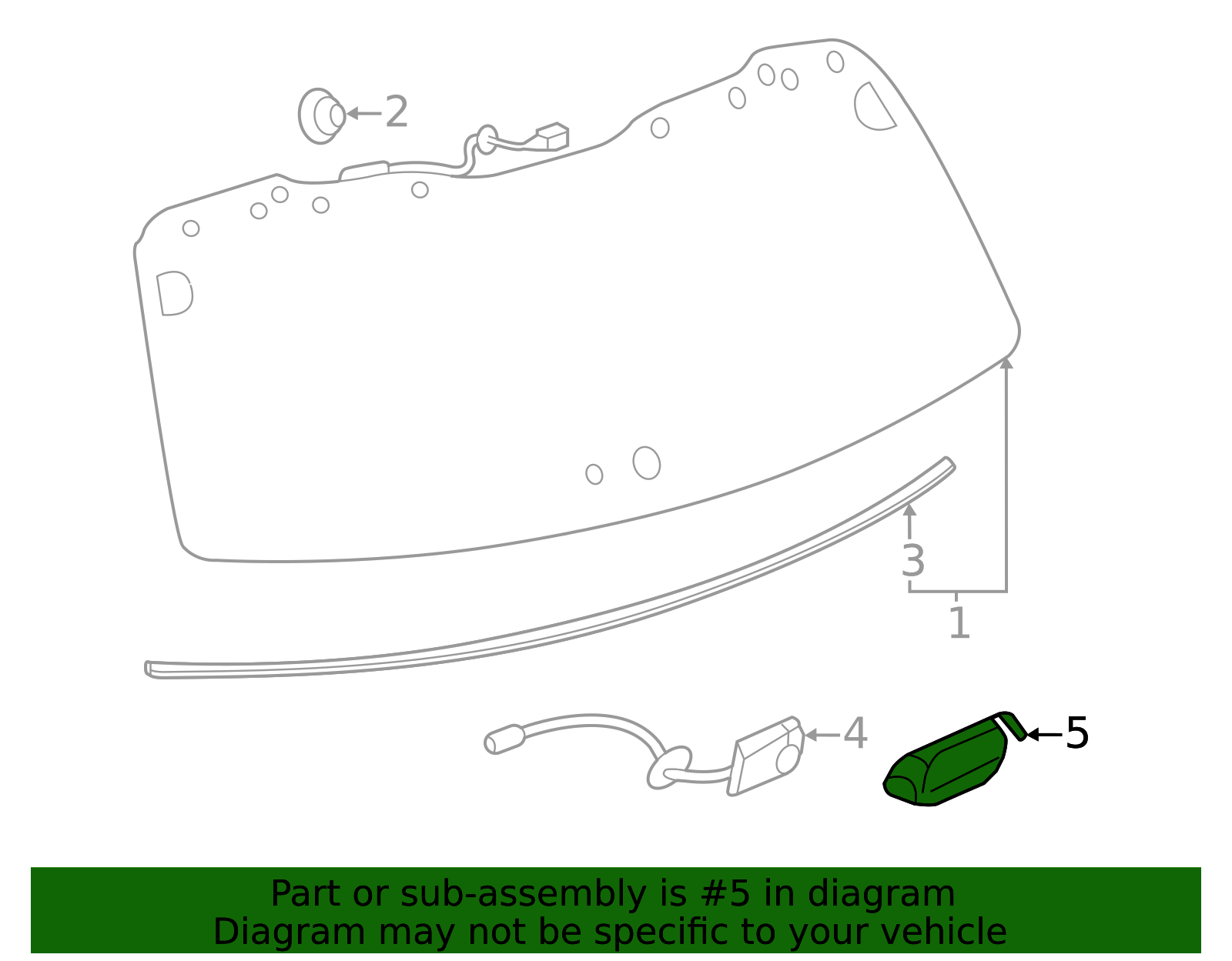 2011-2013 Toyota Highlander Switch Bracket 84113-0E030 | MotorMotor