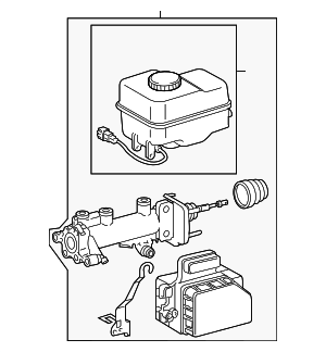 2011 Toyota Land Cruiser Master Cylinder Assembly 47025-60361 | OEM ...