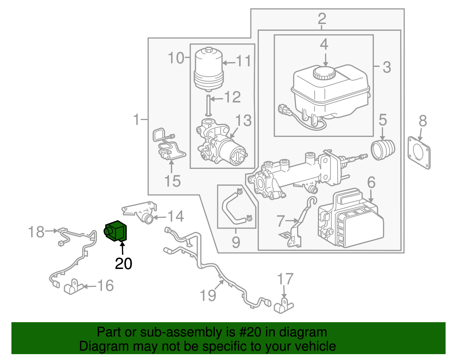 2008-2015 Toyota Land Cruiser Yaw Rate Sensor 89180-60100 | OEM Parts ...