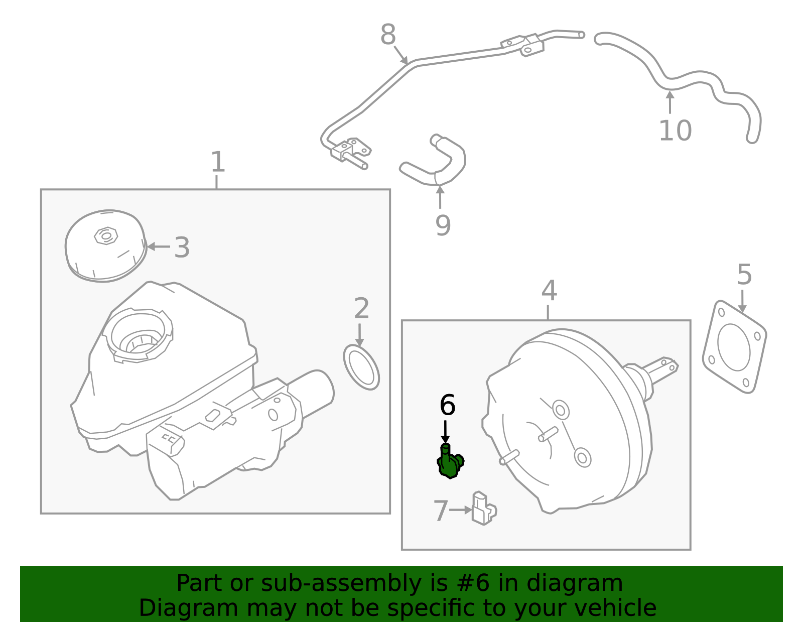 47478-4CU0A - Booster Check Valve 2015-2025 Nissan | Nissan Parts ...