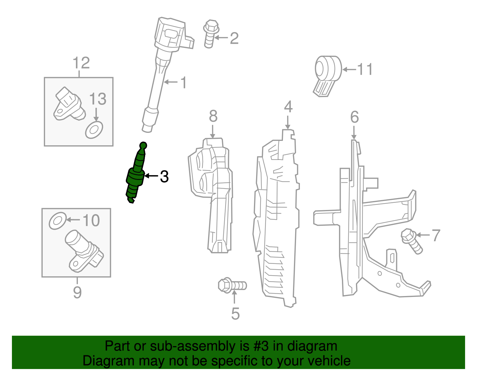 2015-2020 Honda Fit Spark Plug 12290-5R0-003 | Honda Factory Parts