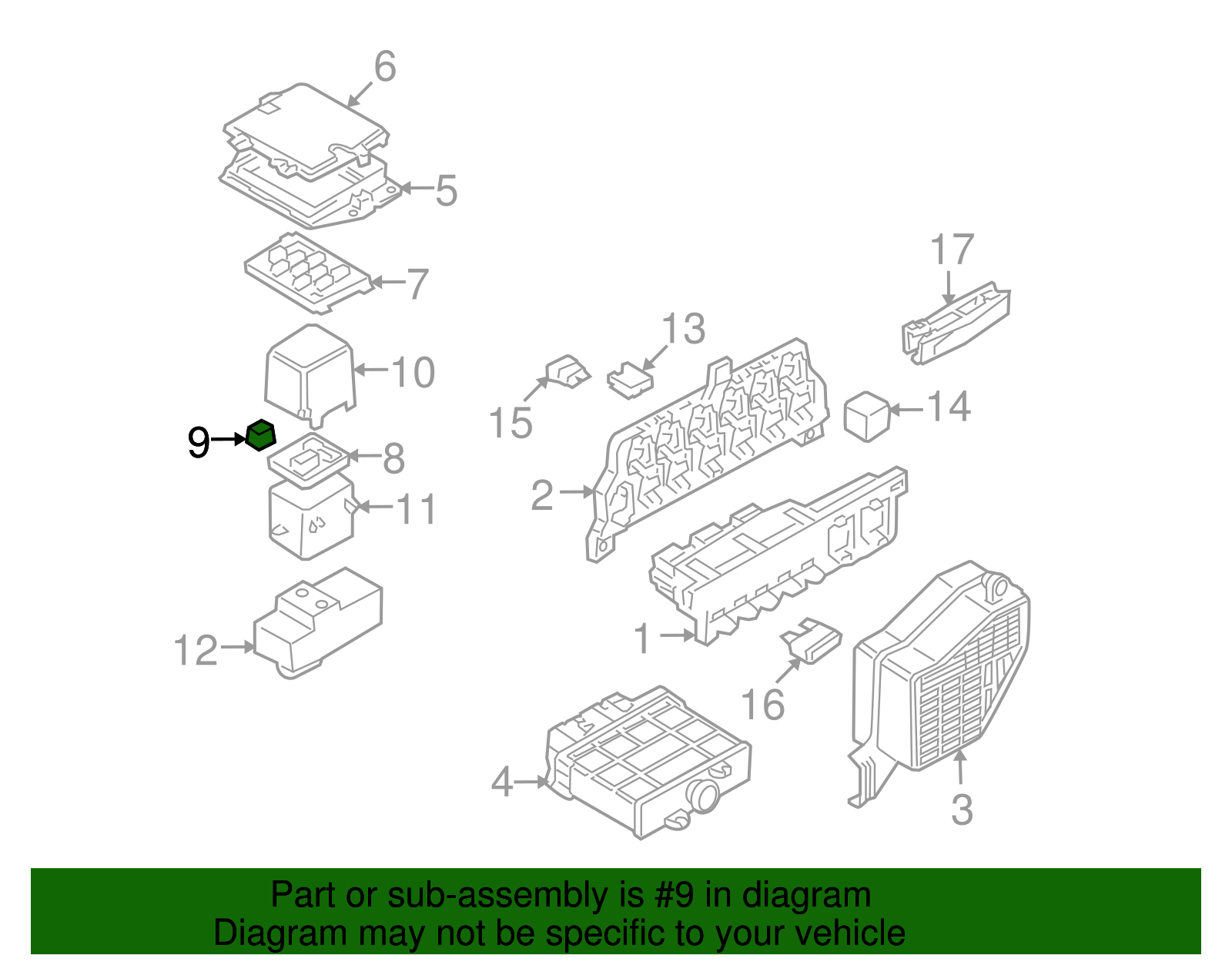 4H0-951-253-A - Accessory Power Relay 1984-2025 Volkswagen | Wolfsburg ...
