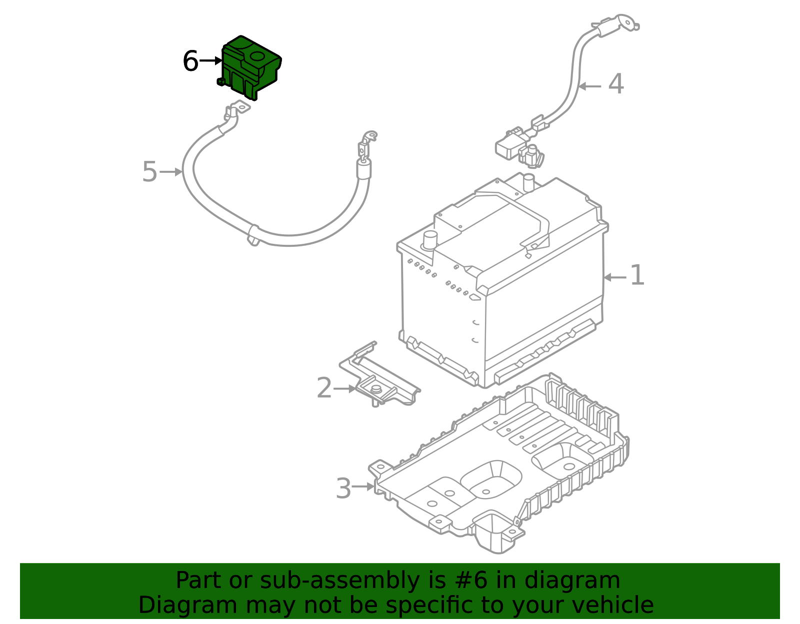91975-CV010 - Positive Cable Cover 2022-2025 Kia EV6 | Kia.Parts Store