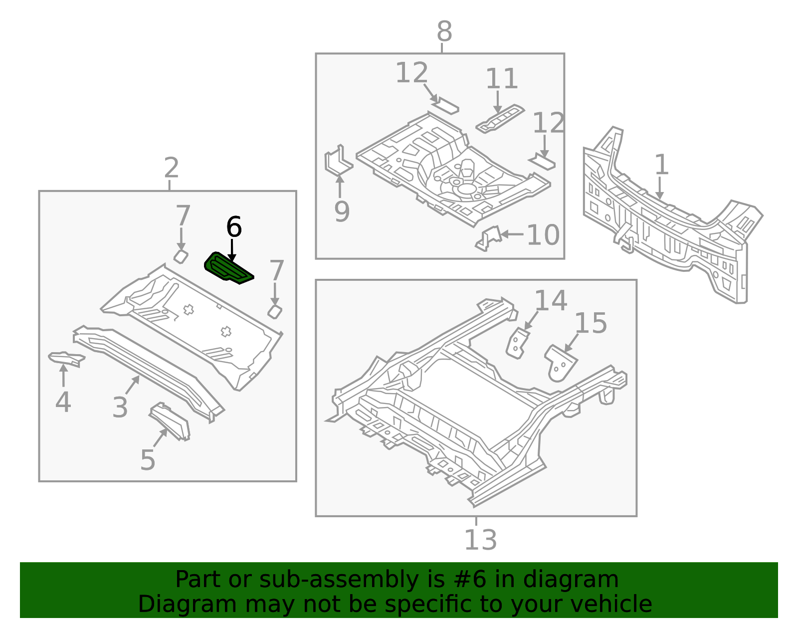 2012-2017 Hyundai Veloster Center Support 65548-2V000 | QuirkParts