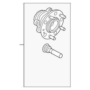 2022-2025 Hyundai Tucson Hub Assembly 52730-N9100 | OEM Parts Online