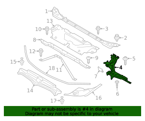 51-64-7-422-294 - Outer Support - 2019-2025 BMW | BMW Parts Exchange