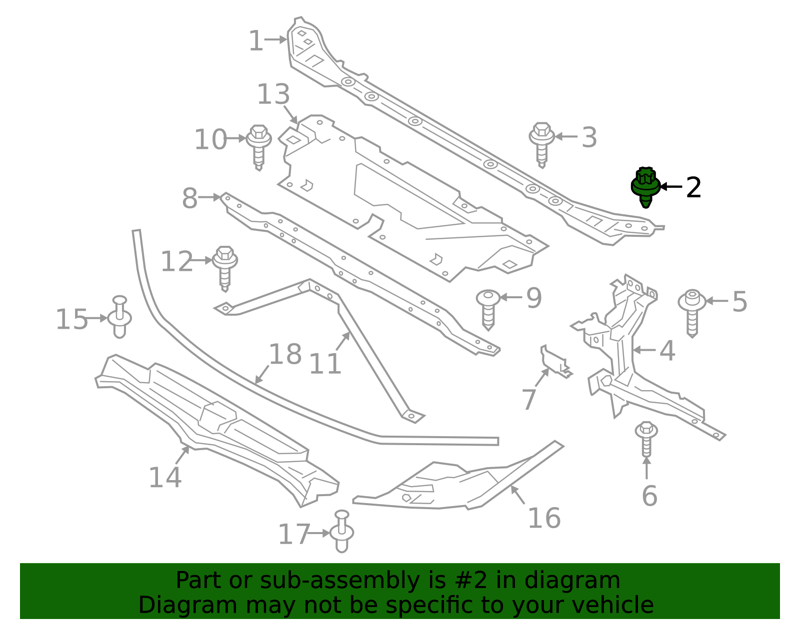 Genuine Upper Tie Bar Outer Bolt 2019-2025 BMW Part# 07-14-7-270-121 ...
