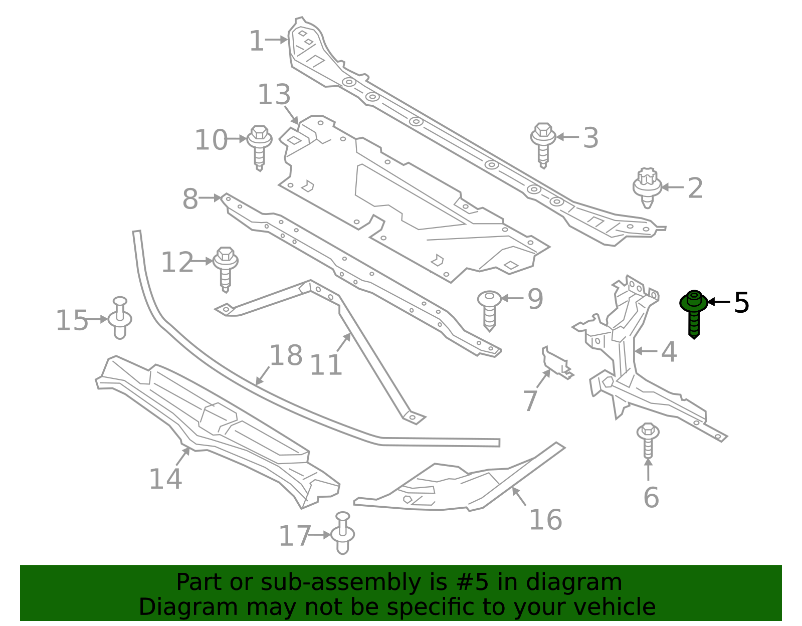 07-11-9-908-698 - Radiator Support Air Duct Screw 2016-2025 BMW | BMW ...