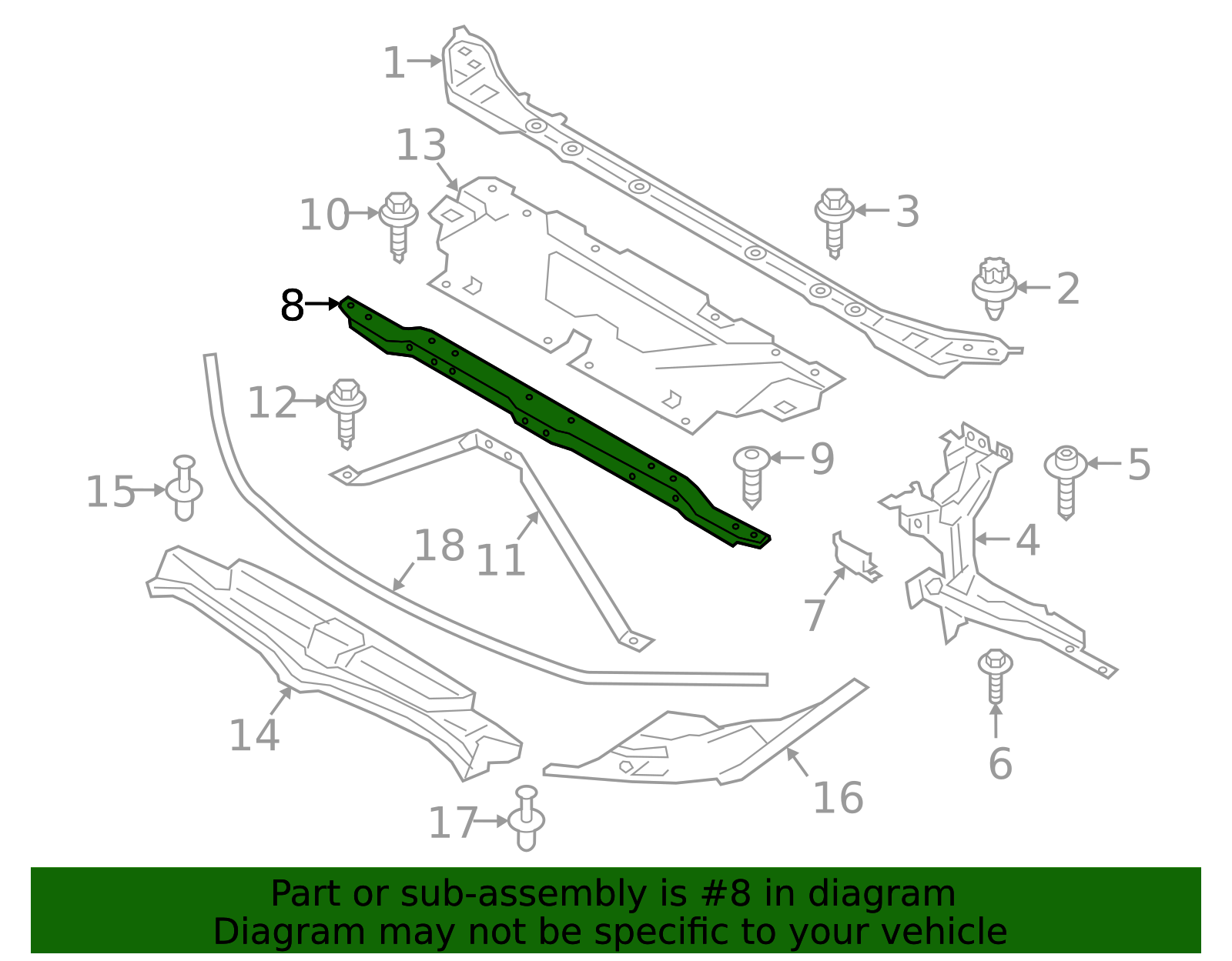 51647422285 - 2019-2025 BMW Front Support (51-64-7-422-285) | BMW of ...