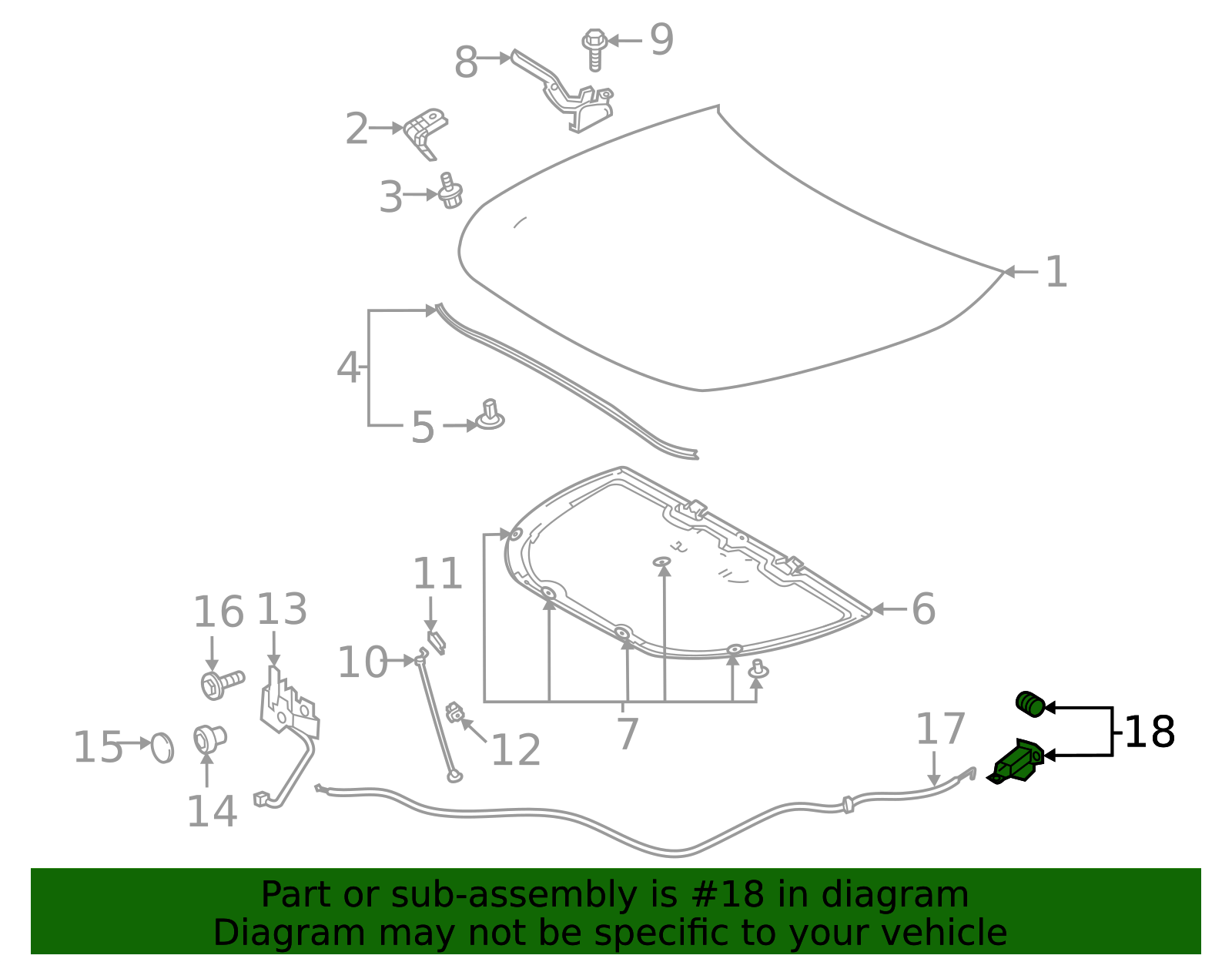 53601-02040-C0 - Release Handle 2020-2025 Toyota | Toyota San Diego Parts
