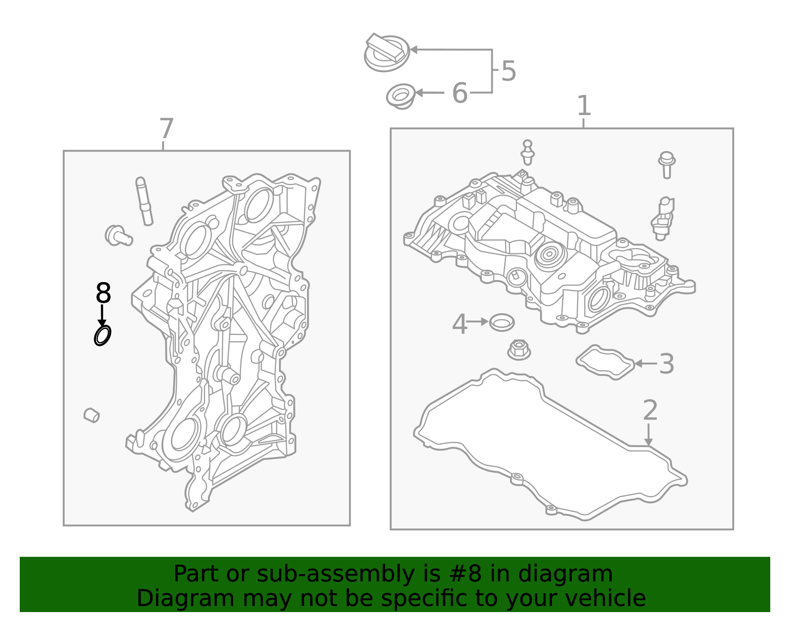 21421-2M000 - Front Crank Seal 2020-2025 Kia | Kia.Parts Store