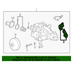 2018-2025 GM Water Pump Gasket 12682391 GM | GMPartsDirect.com