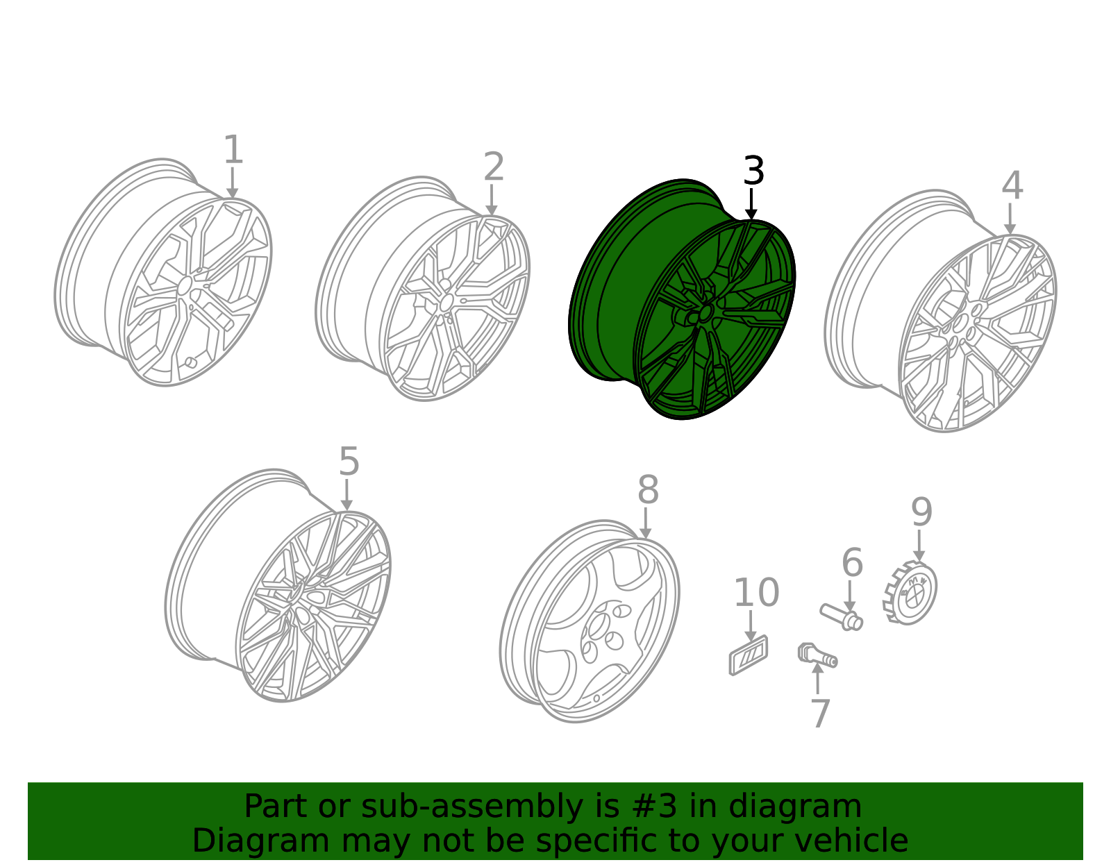 36-11-8-090-715 - Wheel, Alloy - 2020-2025 BMW | BMW Parts Exchange