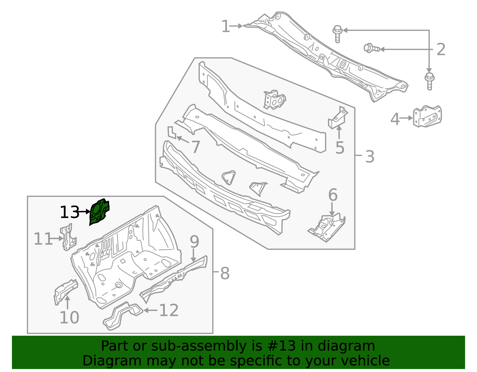 TD12-53-440 - Bracket 2007-2015 Mazda CX-9 | Mazda Parts.US