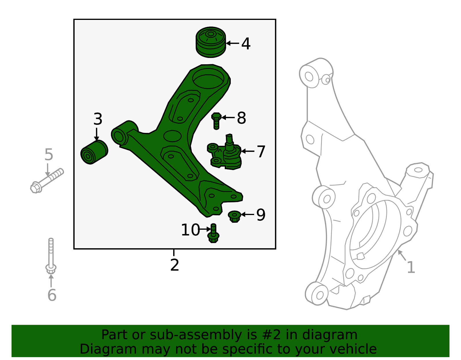54500-F2AA0 - Lower Control Arm 2017-2020 Hyundai | Hyundai Parts Pro