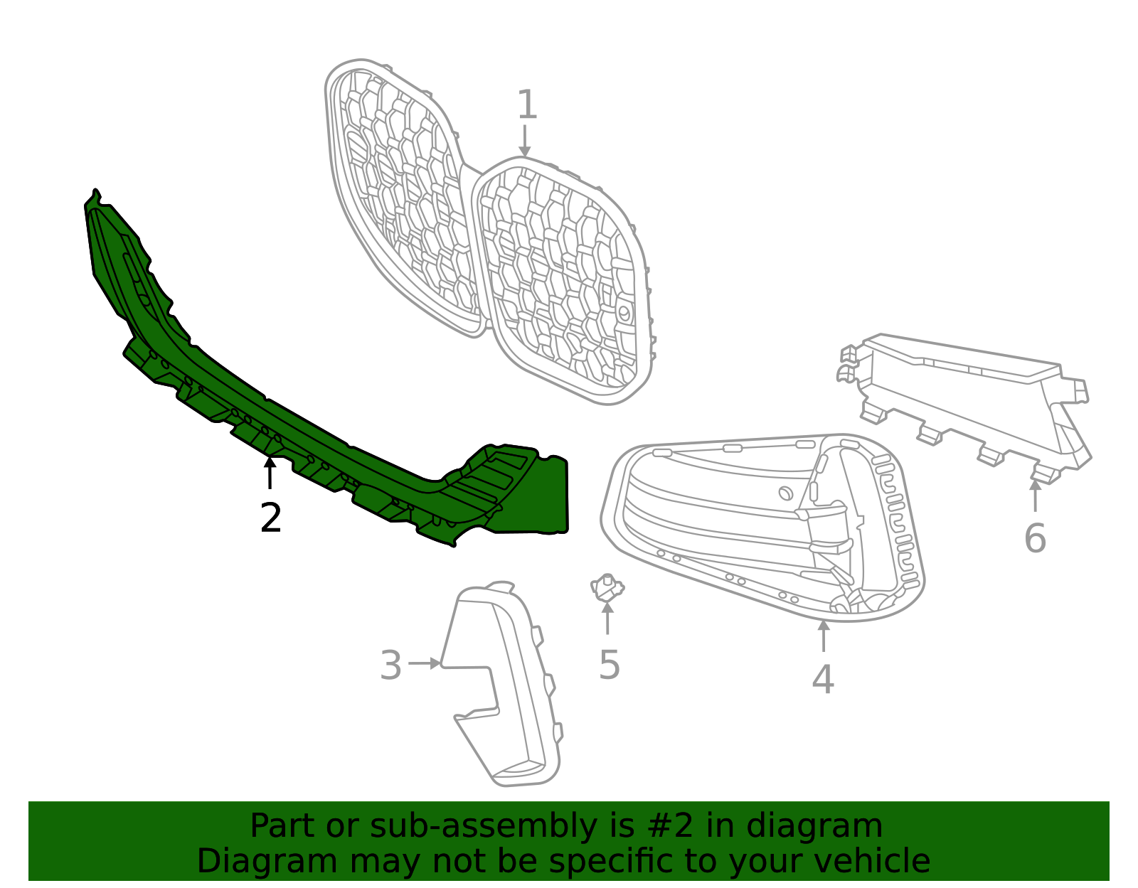 51-11-8-077-358 - 2021-2024 BMW - Lower Grille | Buy BMW Parts Now