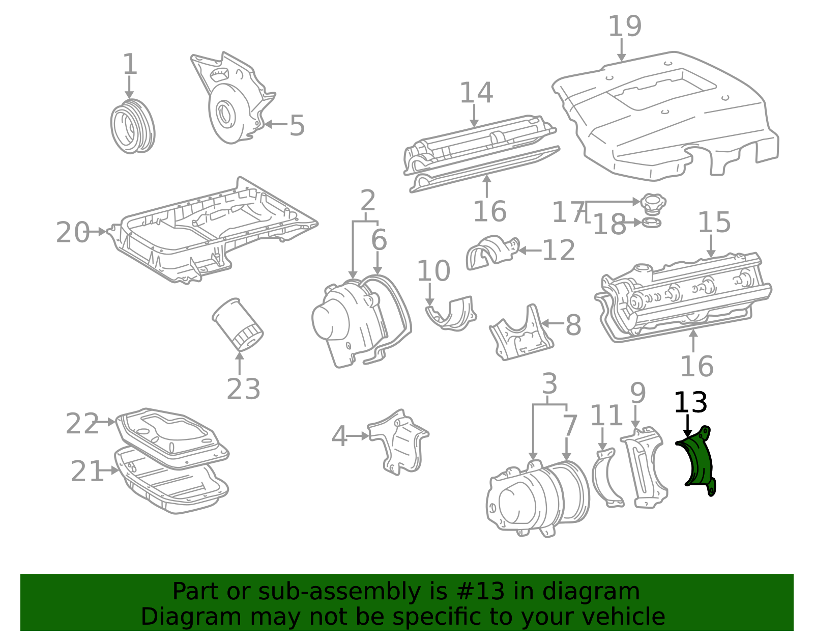 11303-50030 - High-Quality Engine Timing Cover for 1997-2010 Lexus ...