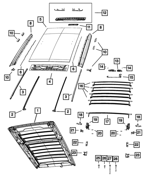 Roof for 2021 Jeep Wrangler | Wholesale MOPAR