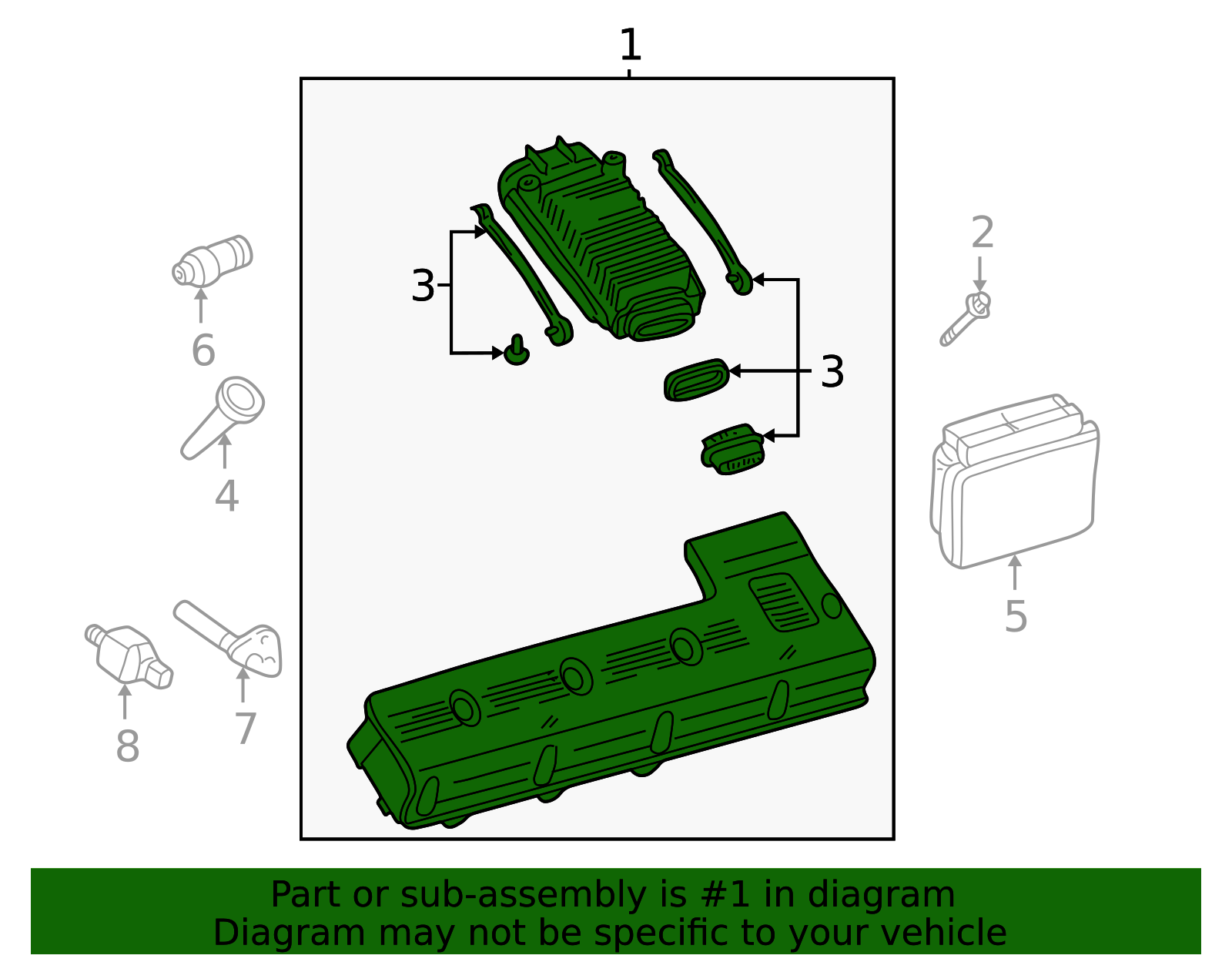 1104076 - Gray Ignition Coil 2000-2003 GM | GMPartsNow