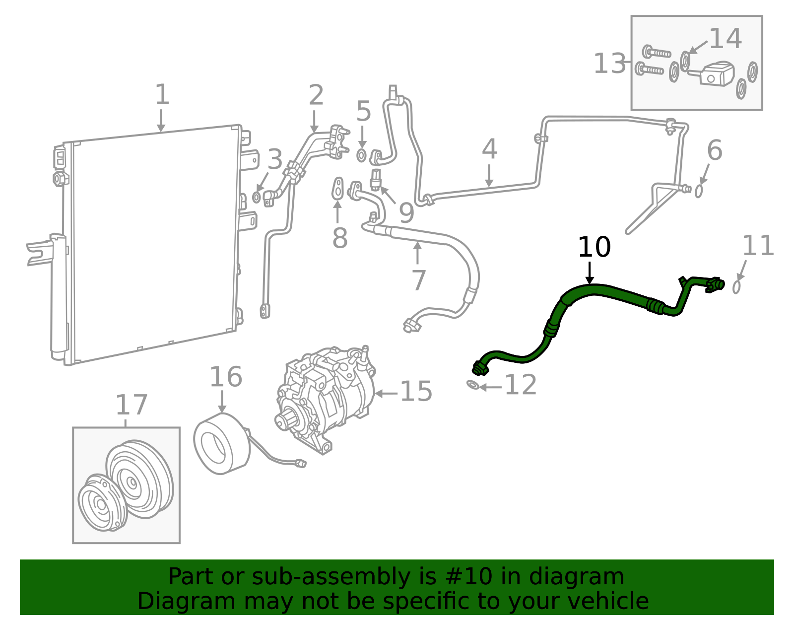 2013-2018 Ram Suction Line 68140653AE | Mopar Parts Canada