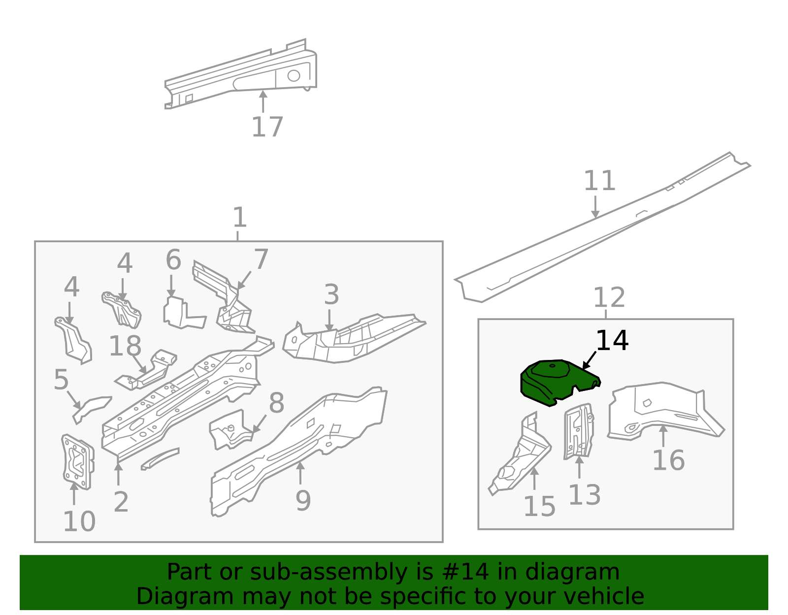 3QF-809-121 - Strut Support 2018-2024 Volkswagen Tiguan | Wolfsburg ...