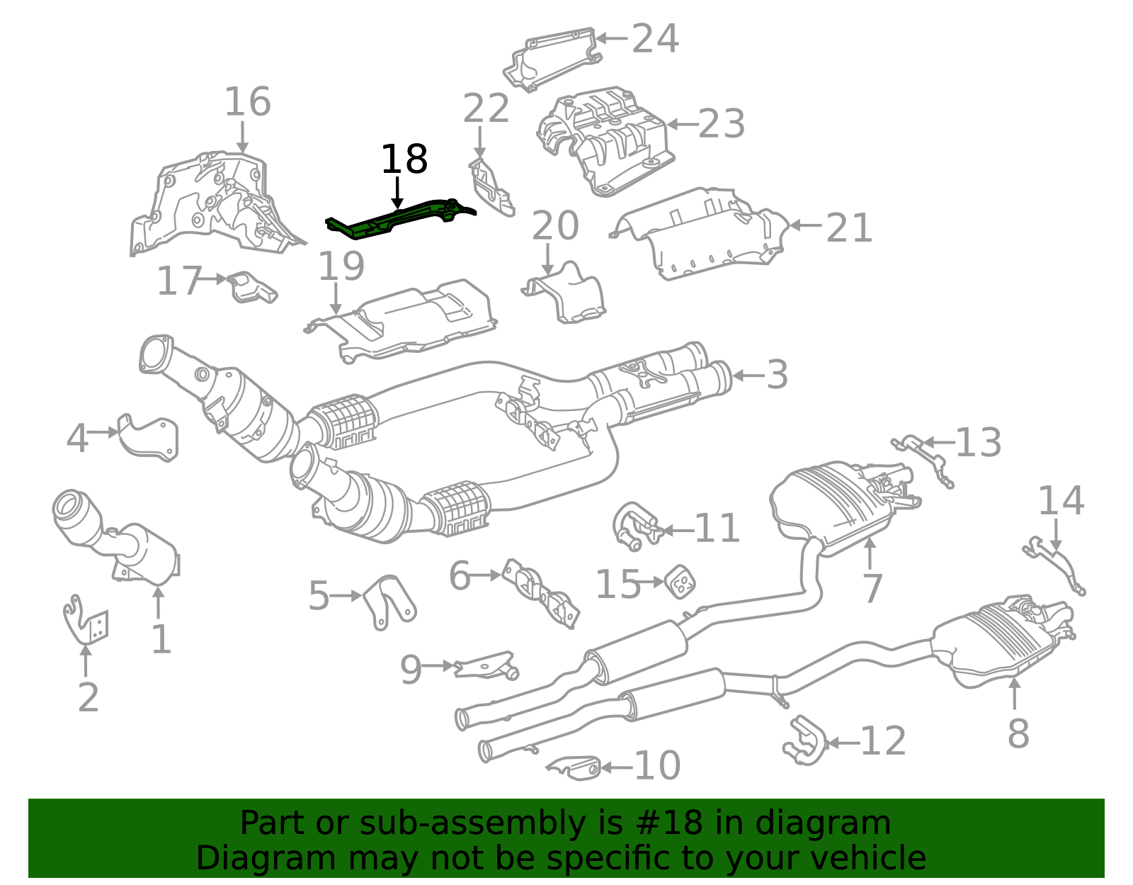 222-680-70-06 - Heat Shield 2014-2021 Mercedes-Benz | Mercedes-Benz ...