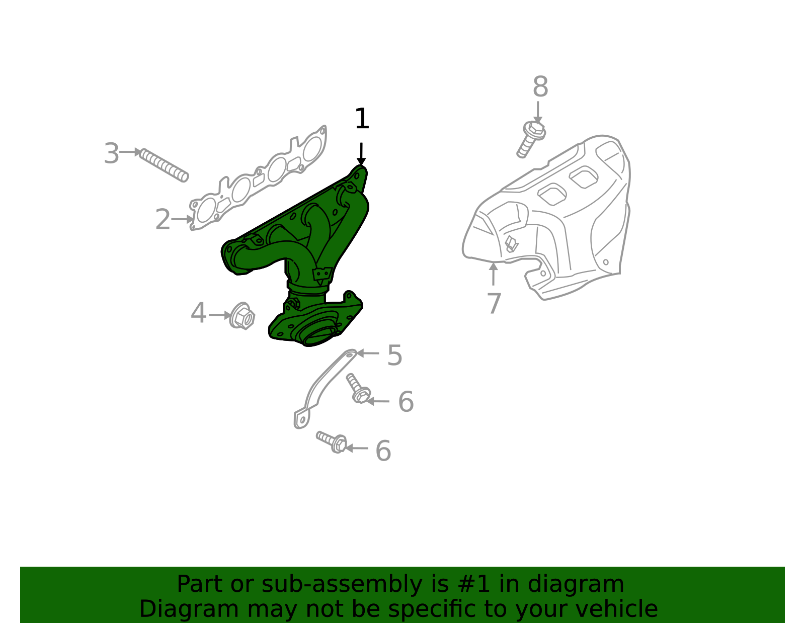 2009-2011 Nissan Versa 2008-2011 Nissan Versa Sedan 1.6L Exhaust ...
