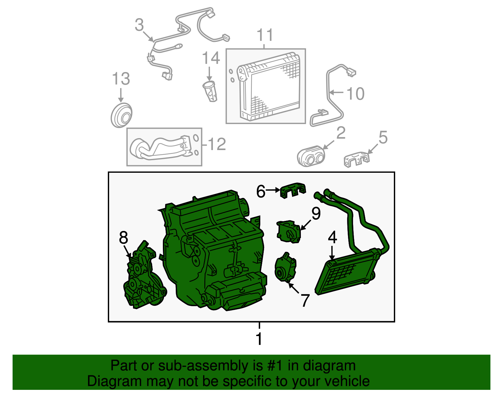 Genuine Toyota Case Assembly part# 87050-0C050 for 2007-2013 Toyota ...
