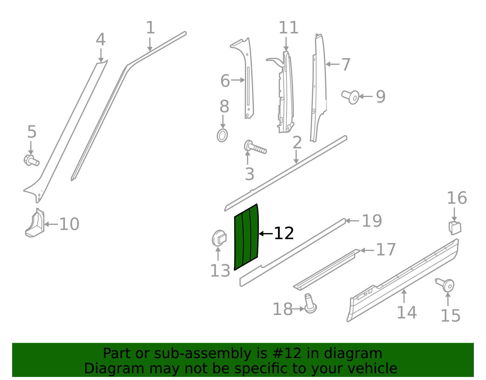 Genuine OEM Louver Part# LR116772 Fits 2018-2022 Land Rover Range Rover ...