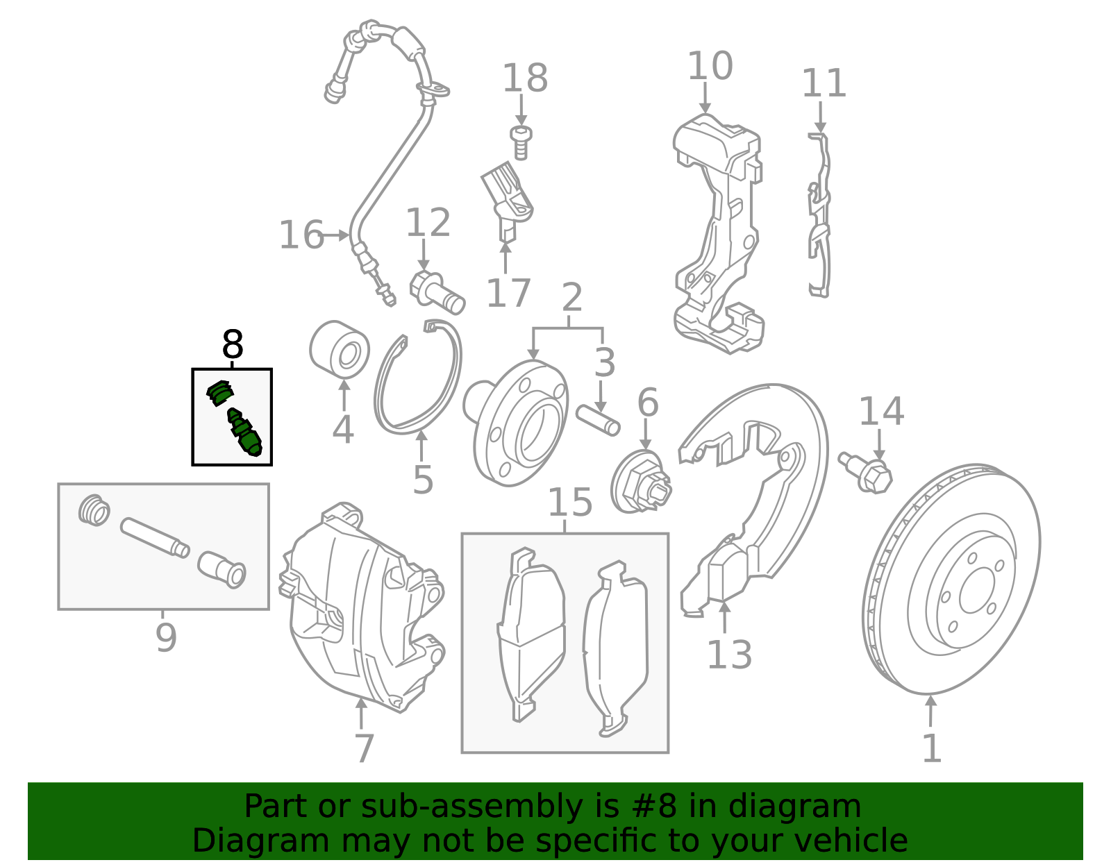 4S4Z-2208-AA - Caliper Bleeder Screw 2004-2023 Ford | Ford Parts Pros